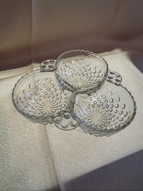 Anchor Hocking | Dining | Vintage Anchor Hocking Moonstone Hobnail 3 ...